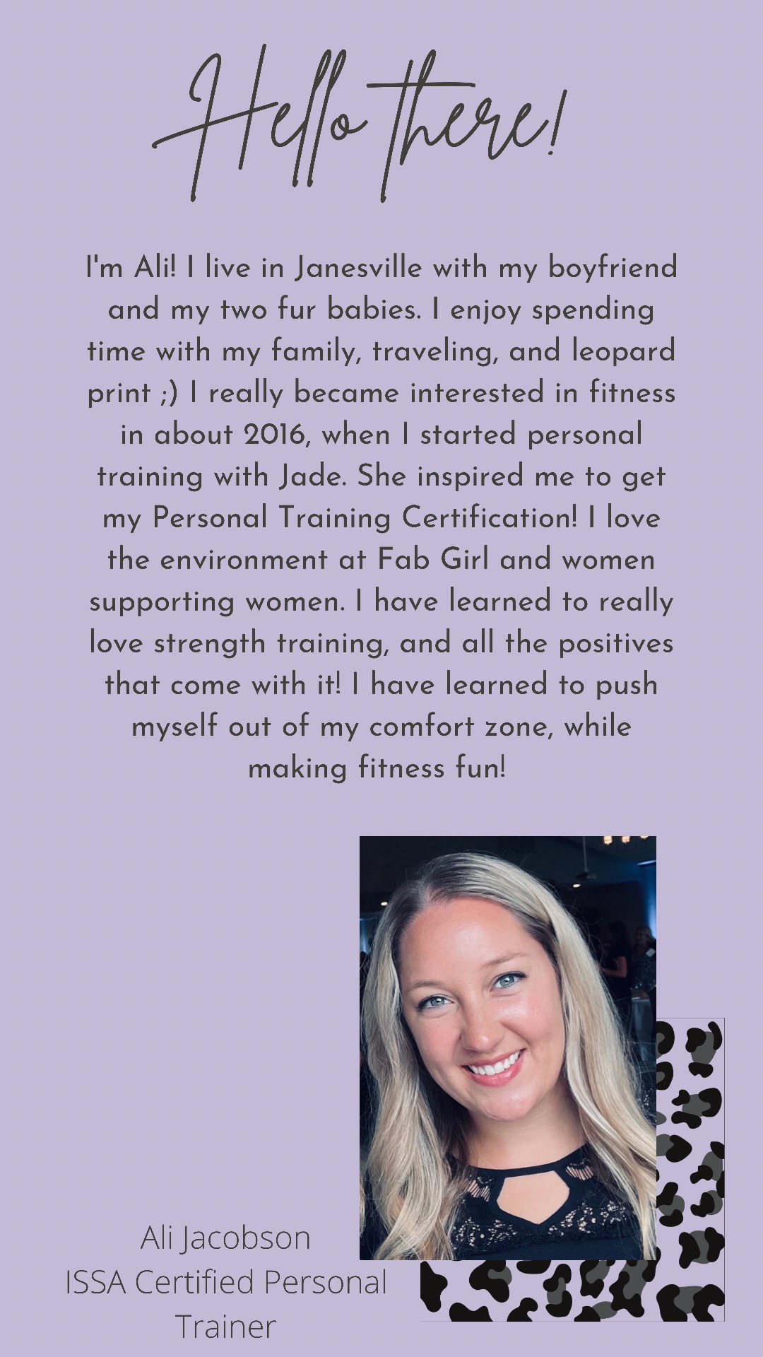 Meet the Trainers and Instructors – Fab Girl Fitness